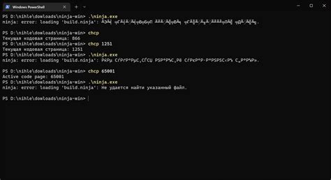 Code Page Wrong Default Issue Ninja Build Ninja GitHub