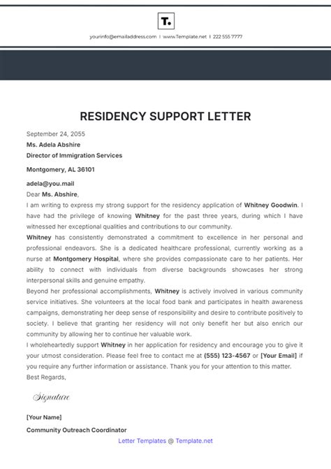 Free Proof Of Relationship Letter For Immigration Template To Edit Online