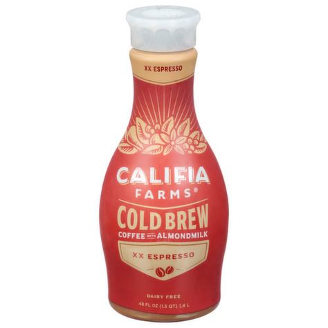 Califia Farms Coffee With Almond Milk Cold Brew Xx Espresso