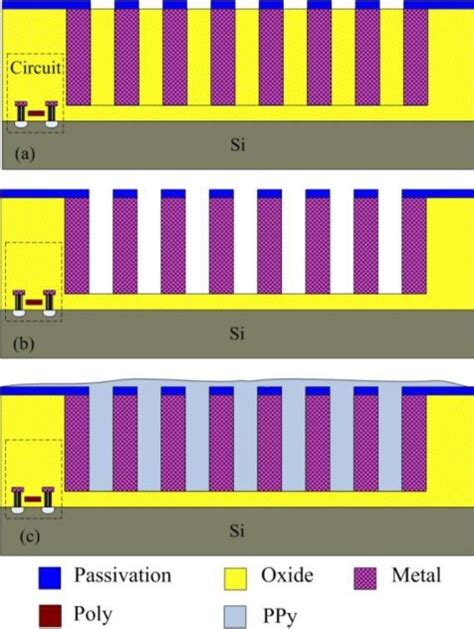 Fabrication Process Of The Humidity Sensor A After The Cmos Process Download Scientific