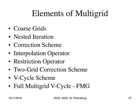 introduction to multigrid method ppt download
