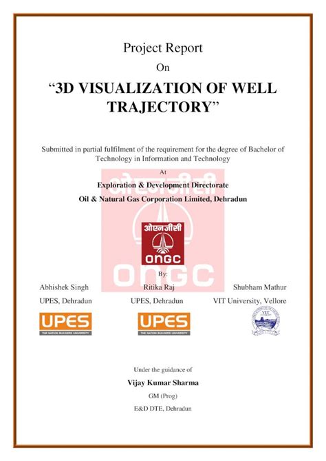 Pdf D Visualization Of Wells Trajectory D Visualization Of Wells