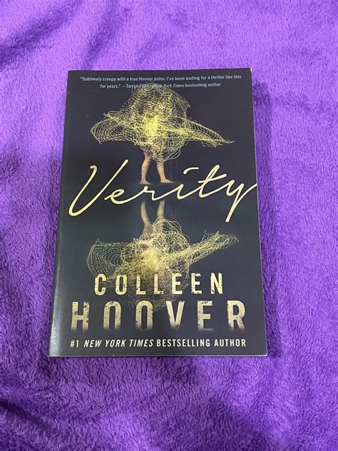 Verity Colleen Hoover Hobbies And Toys Books And Magazines Fiction And Non
