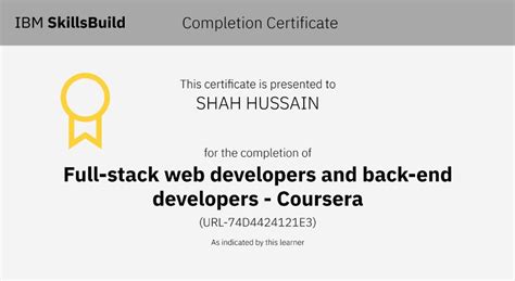 Shah Hussain On Linkedin Fullstackdeveloper Webdevelopment Backenddeveloper Ibm Skillsbuild