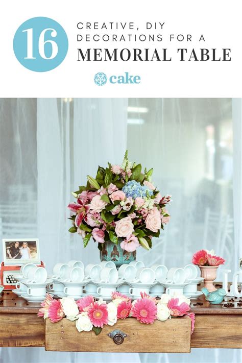 16 Creative Diy Memorial Table Ideas