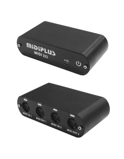 MIDIPLUS MIDI 2X2 2in 2out USB MIDI Interface