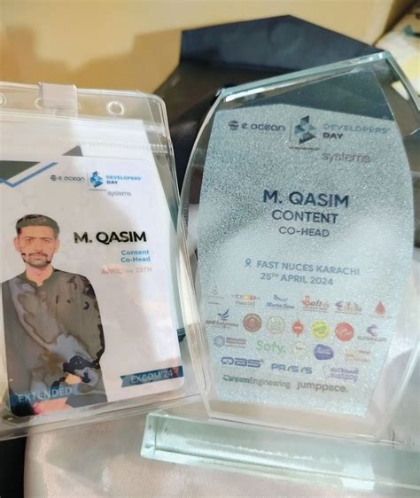 muhammad qasim alias haseeb on linkedin maybe posting it late but it was worth the wait