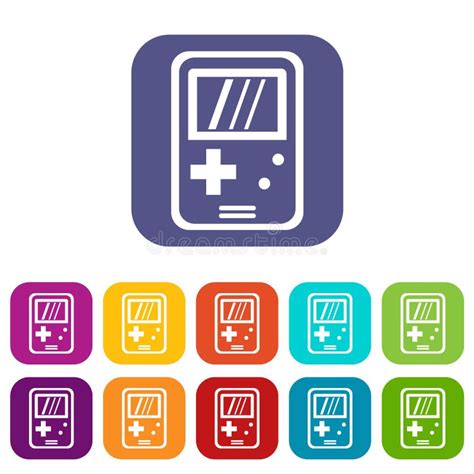 Tetris Icons Set Stock Vector Illustration Of Collection 120188715