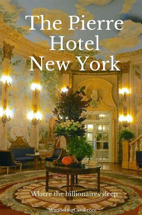 New York Pierre Hotel Review Pierre Hotel New York City Travel Nyc