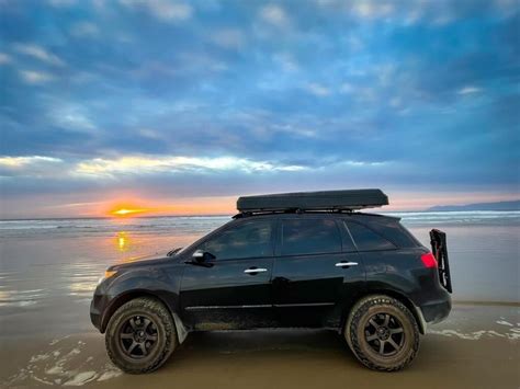 Lifted Acura Mdx On 33” Off Road Wheels And Overland Style Mods