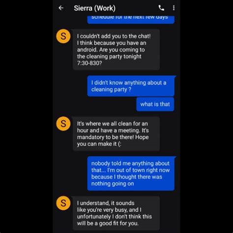 Boss Demands That Worker Attends Cleaning Party On Her Day Off And Fires