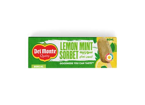 Lemon Mint Sorbet Del Monte Arabia