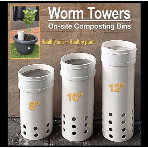 Worm Towers Are Mini Composting Bins Designed To Be Used In Pots It Is