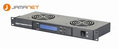 1u Digital Temperature Unit Server Rack With Cooling Fan Tray Unit