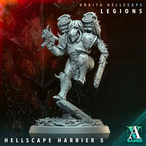 3d Printable Hellscape Harrier By Archvillain Games