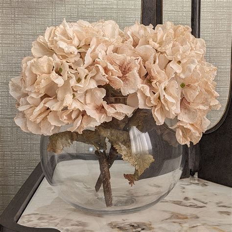 Shop Oyster Faux Hydrangea Single Stem Floral Rowen Homes