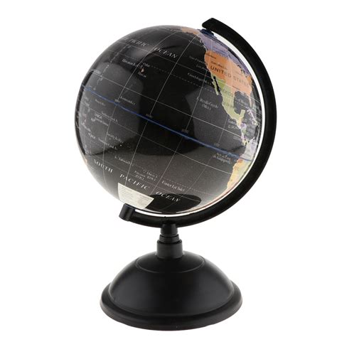 25cm20cm Swivel Stand World Map Globe For Desktop Grandado