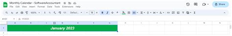 How To Create A Calendar In Google Sheets Easy Methods For Beginners Software Accountant