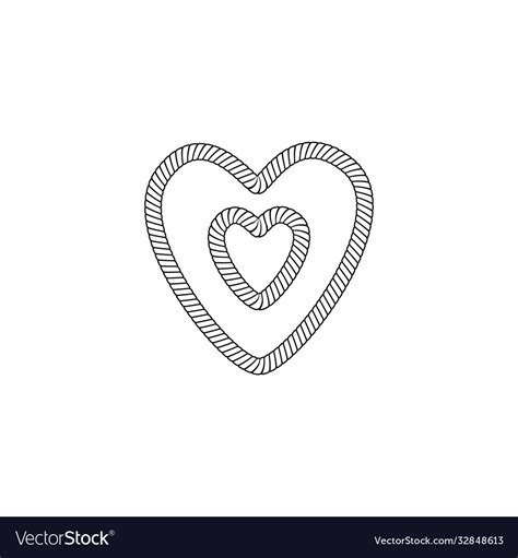 Vector Loop Heart Heart Loop Stock Illustrations Cliparts And Royalty