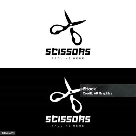 가위 로고 절삭 공구 벡터 이발소 면도기 가위 심플한 디자인 일러스트레이션 템플릿 아이콘 가위에 대한 스톡 벡터 아트 및 기타 이미지 Istock
