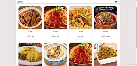 基于springboot的食堂美食管理系统（程序数据库）美食后台管理系统界面 Csdn博客