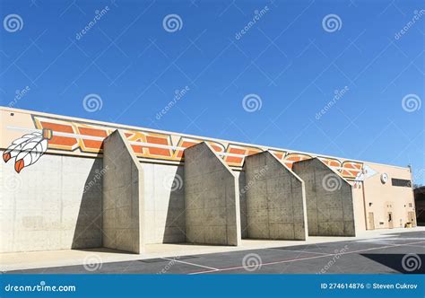Irvine California 9 Apr 2023 Handball Courts With The Warriors Logo