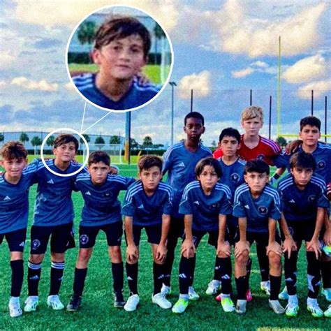 Thiago Messi Playing For The Inter Miami Academy Rintermiami