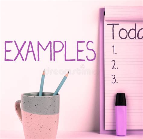 Text Showing Inspiration Examples Business Concept Photo Sample Model