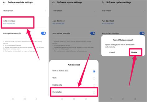 How To Disable And Enable Automatic Software Updates On Android
