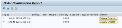 SAP ABAP Central ALV Tree Report Order Combination Continued