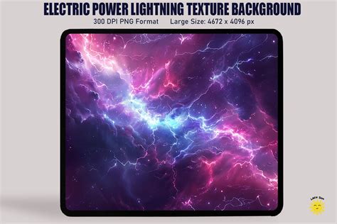 Electric Power Lightning Texture Graphic By Lazy Sun · Creative Fabrica