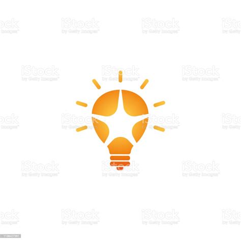 창조적 인 아이디어 로고 디자인 서식 파일입니다 전구 아이콘 기호 디자인 3차원 형태에 대한 스톡 벡터 아트 및 기타 이미지
