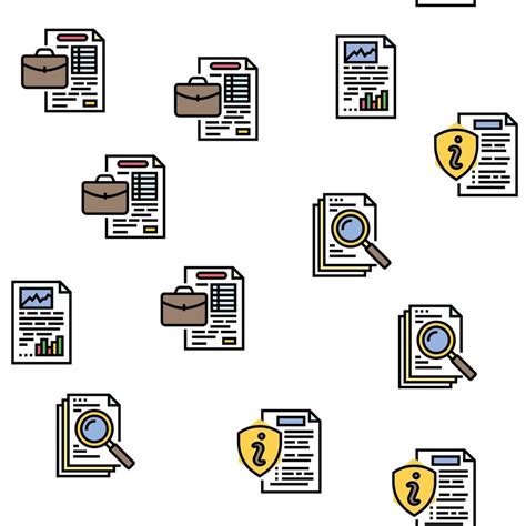 document paper file business page vector seamless pattern 21229723