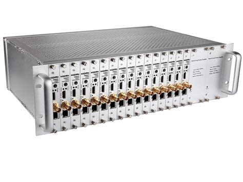 OPR NH1600CH 3U Rack Mounted 16 Channels H 264 HDMI CVBS IP Streaming Encoder 1RU 3RU IP