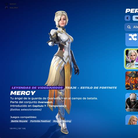Fortnite X Overwatch Mercy Ingame