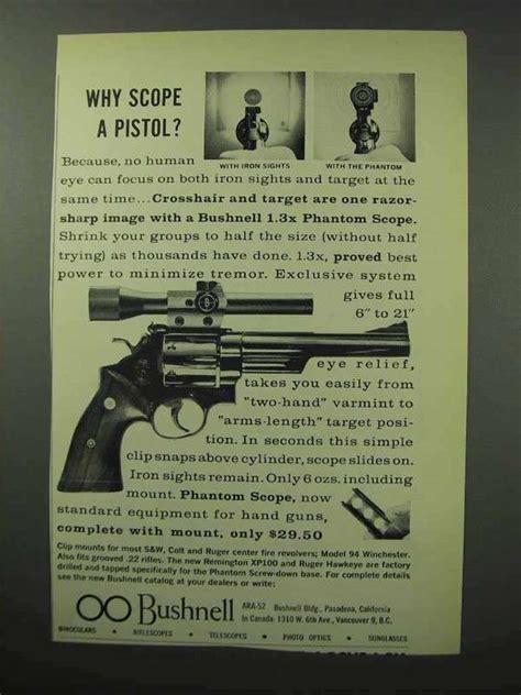Bushnell Phantom Handgun Scope