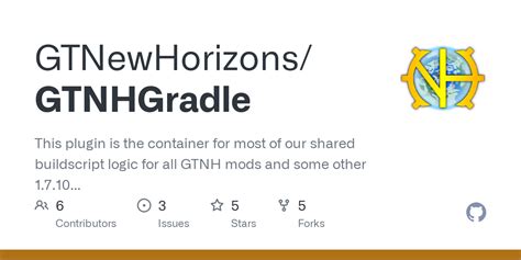 GitHub GTNewHorizons GTNHGradle This Plugin Is The Container For Most Of Our Shared