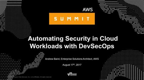 Automating Security In Cloud Workloads With Devsecops Ppt