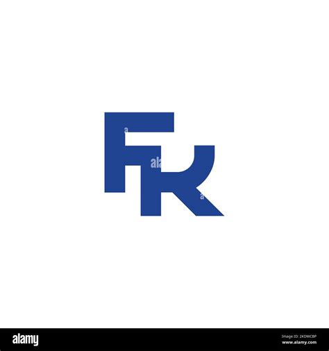 letter fk blue linked curve logo vector stock vector image and art alamy