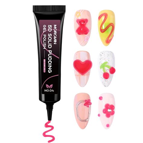 Morovan 3d Nail Gel For Nail 15g Pink Sculpting Gel Nail