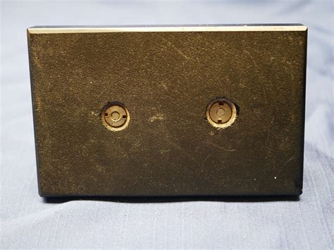 Werbefigur Wellner Silber Elefant Auf Würfel Stehend