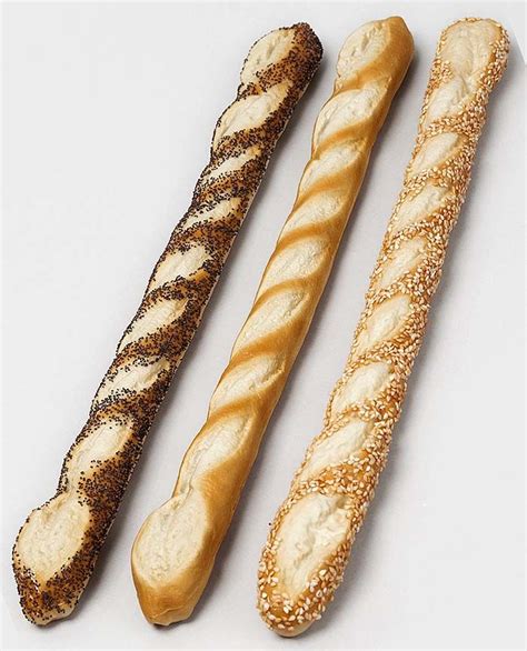 Replica French Flute Bread Pk3 Breads And Biscuits