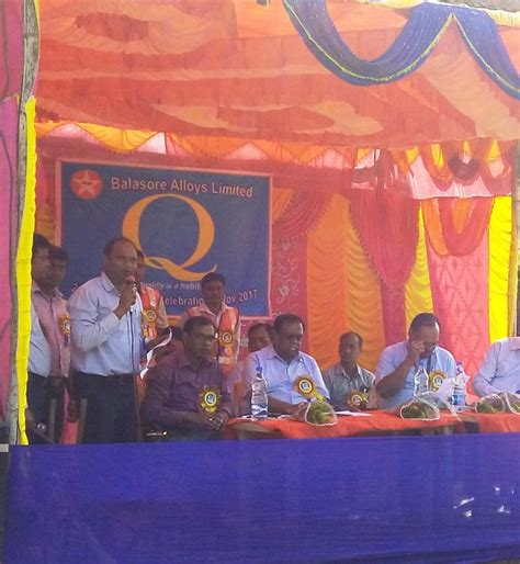 Santosh Kumar Gautam On Linkedin Celebrating Quality Month At Balasore Alloys Ltd