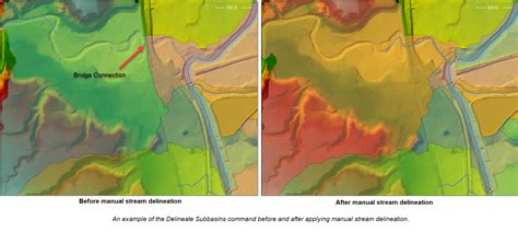 Delineate Subbasins Command Civilgeo Knowledge Base