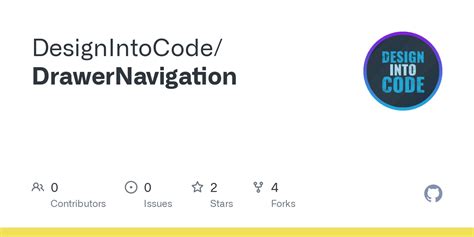 Github Designintocode Drawernavigation