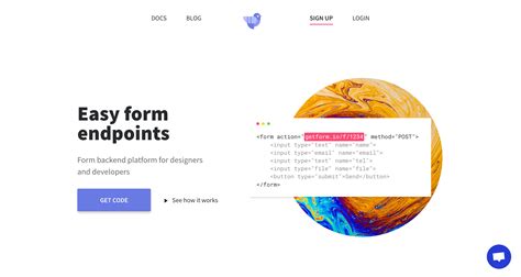 getform ioを利用して問い合わせフォームを設定する