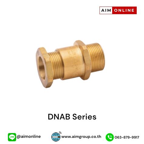 Alloy Barrier Cable Gland For Non Armoured Cable Dnab Series Aimgroup