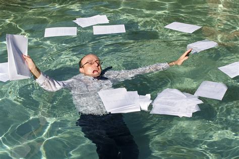 Drowning In Work Quotes Quotesgram