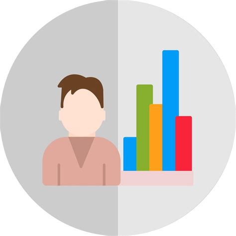 Analytics Person Flat Scale Icon Design 43946343 Vector Art At Vecteezy