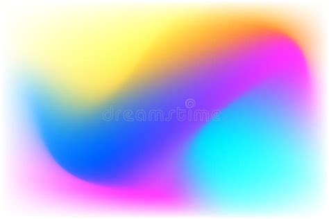 Abstract Gradient Colors Flowing Background Design Stock Vector Illustration Of Poster Shape